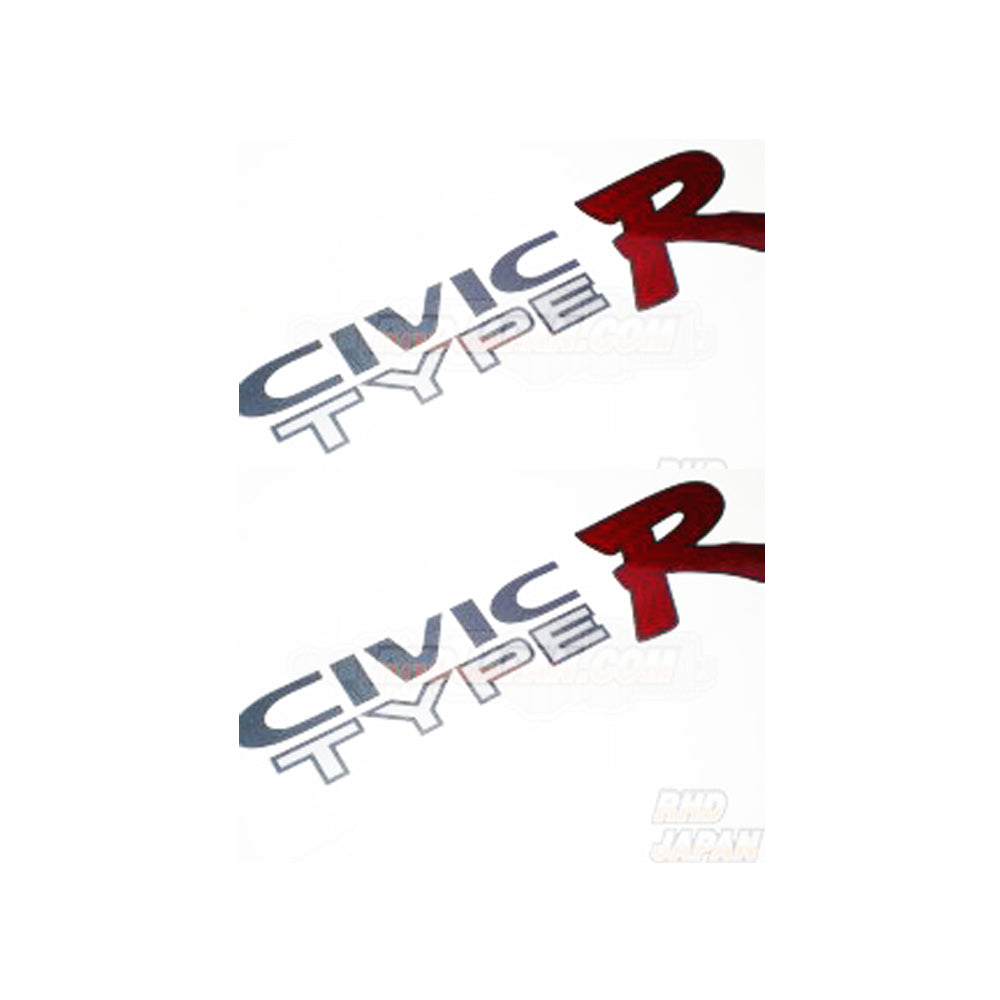HONDA CIVIC EP3 TYPE-R QTR PANEL STICKERS - GENUINE HONDA – Iconic Auto ...